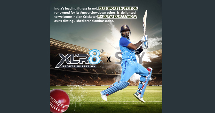 India’s Leading Fitness Brand XLR8 SPORTS NUTRITON Signs Cricketer ...