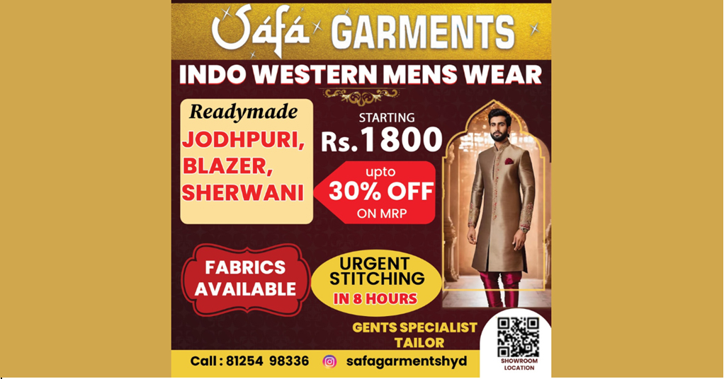 Safa Garments: Redefining Men’s and Kids’ Ethnic Wear - RD Times